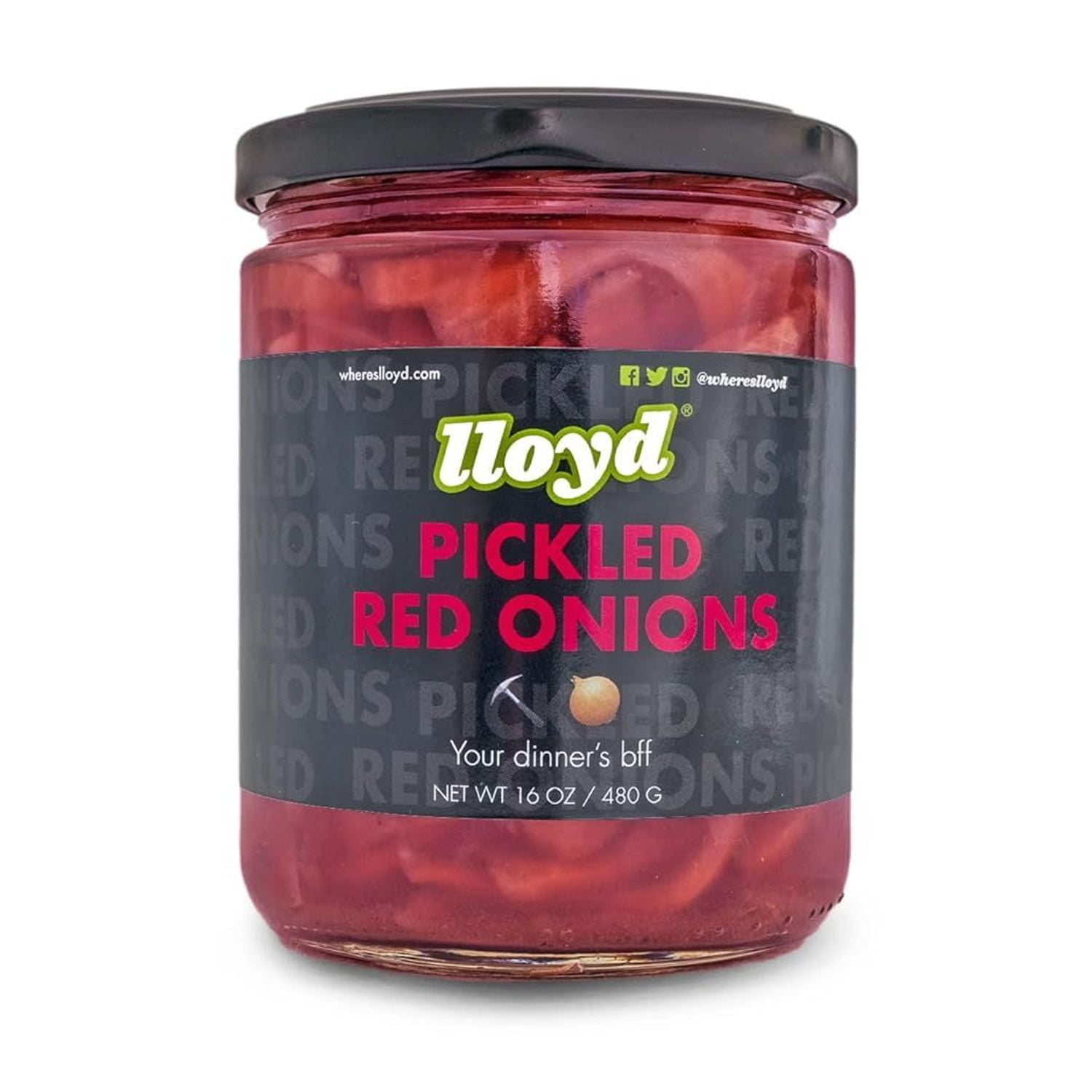 lloyd Pickled Red Onions - Small Batch - New York Grown - All Natural ...