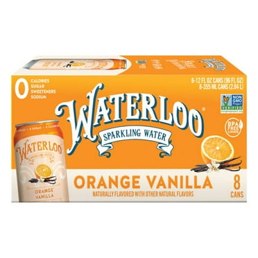 Waterloo Sparkling Water Variety Pack 12 Fl Oz Cans Includes Black Cherry Lemon-Lime Summer ...
