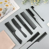 ZOUYUE Hair Styling Combs Set, 8Pcs Including Bristle Hair Brush and ...