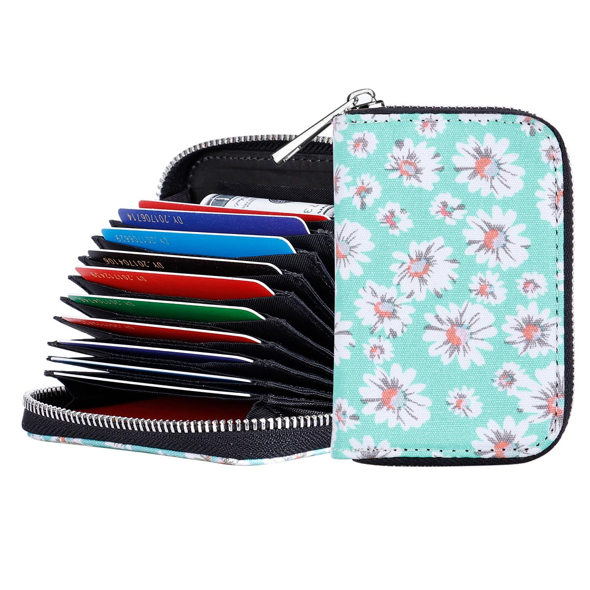 Kawell - RFID Blocking Credit Card Case Small Zipper Wallet Mini ... Kawell - RFID Blocking Credit Card Case Small Zipper Wallet Mini ...