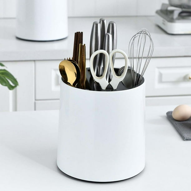 EASTIN Kitchen Rotating Knife Holder Space-Saving Utensil Caddy for ...