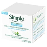 Simple Hydrating Booster Water Boost Skin Quench Sleeping Cream, 1.7 oz ...