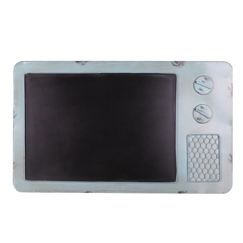 Metal Message Board Blackboard Memo Letter Sign Rustic Blue - Walmart.com