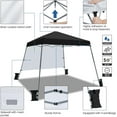 Pop Up Canopy Tent with Backpack, 10x10 Base Portable Easy One Person ...