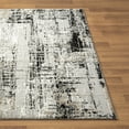 Luxe Weavers Abstract Gray 5x7 Area Rug, Indoor Modern Farmhouse Rug ...
