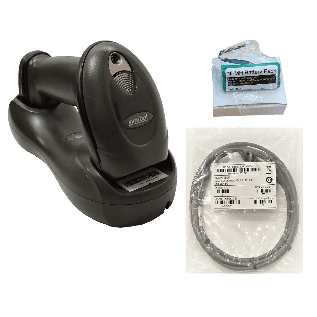 Restored Zebra Symbol DS6878-DL Barcode Scanner Kit - w/ unused USB ...