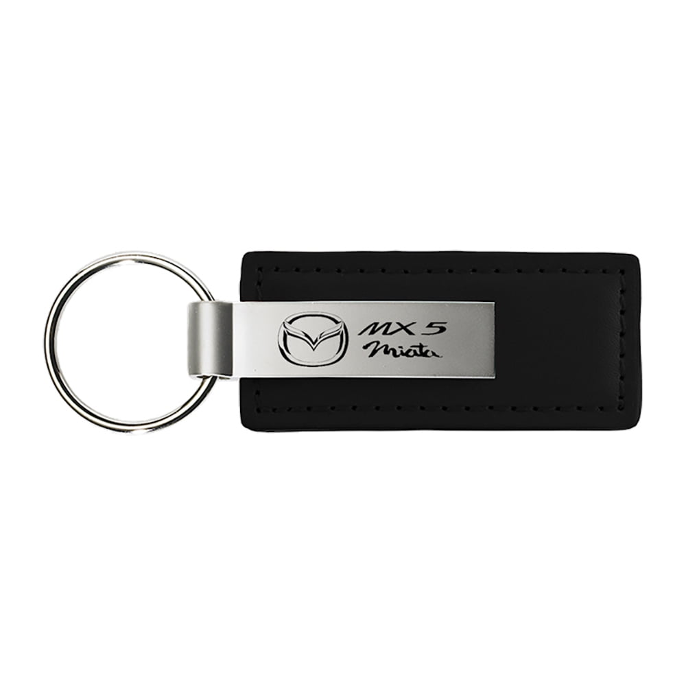 Mazda Miata MX-5 Keychain & Keyring - Premium Leather - Walmart.com ...