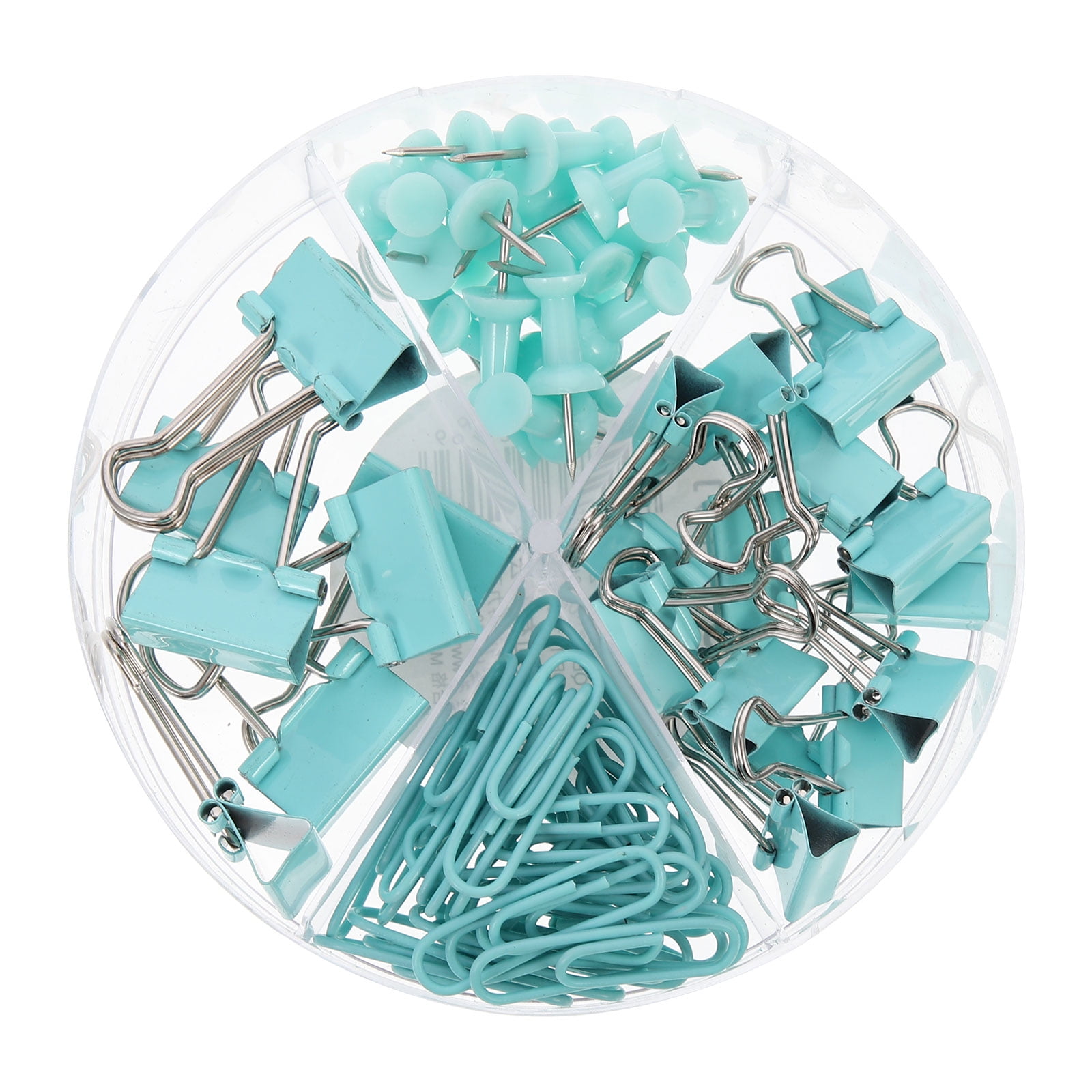 1 Set of Office Paper Clips Iron Thumb Tacks Multi-functional Binder ...