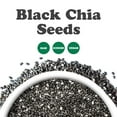 Food to Live Black Chia Seeds 8 Ounces, Raw Vegan, Kosher, Sproutable ...