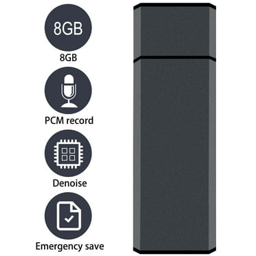 RONY Slim Handheld 32GB Digital Voice Recorder - Tiny Device, Audio MP3 ...