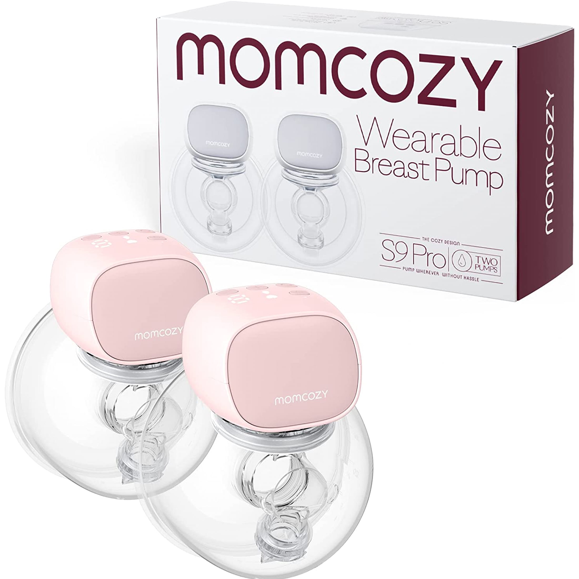 Momcozy Double Wearable Breast Pump S9 Pro Mom Cozy Free Hands Breast Pump 24mm Pink