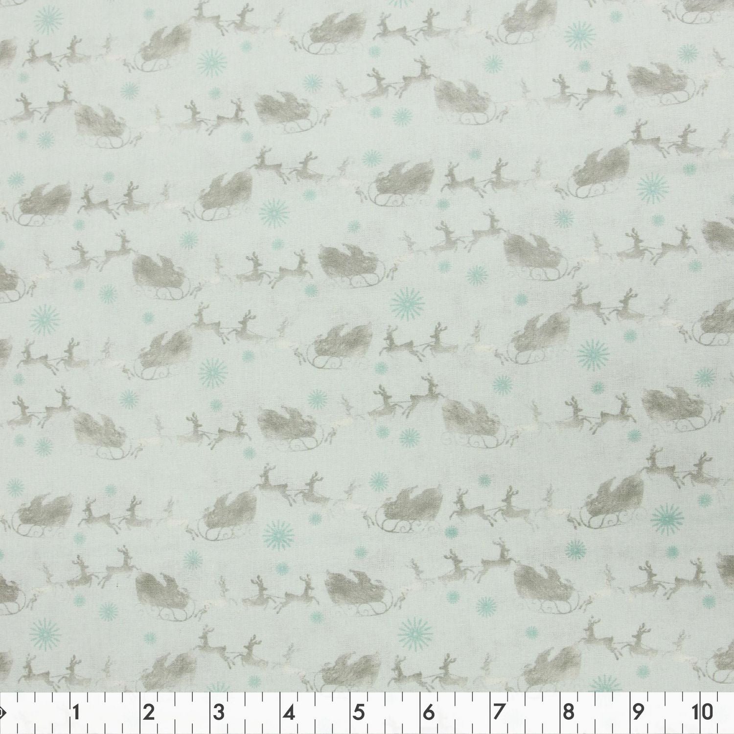 Click here for Fabric Creations Mint Christmas Print Cotton Fabri... prices