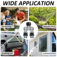 STYDDI Full Flow 2-Way Garden Hose Splitter Metal High Flow Ball Valve ...