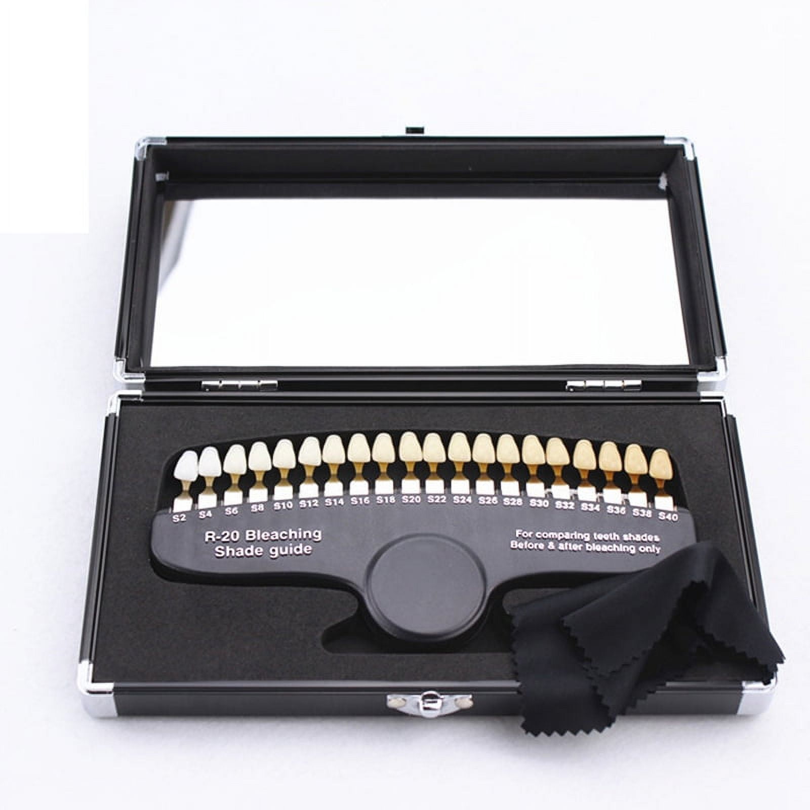 Tabla de tonos de dientes, Guía de tonos de blanqueamiento dental Guía ...