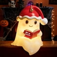 3D Resin Halloween Ghost Night Light, Ghost Warm Lighted Indoor ...