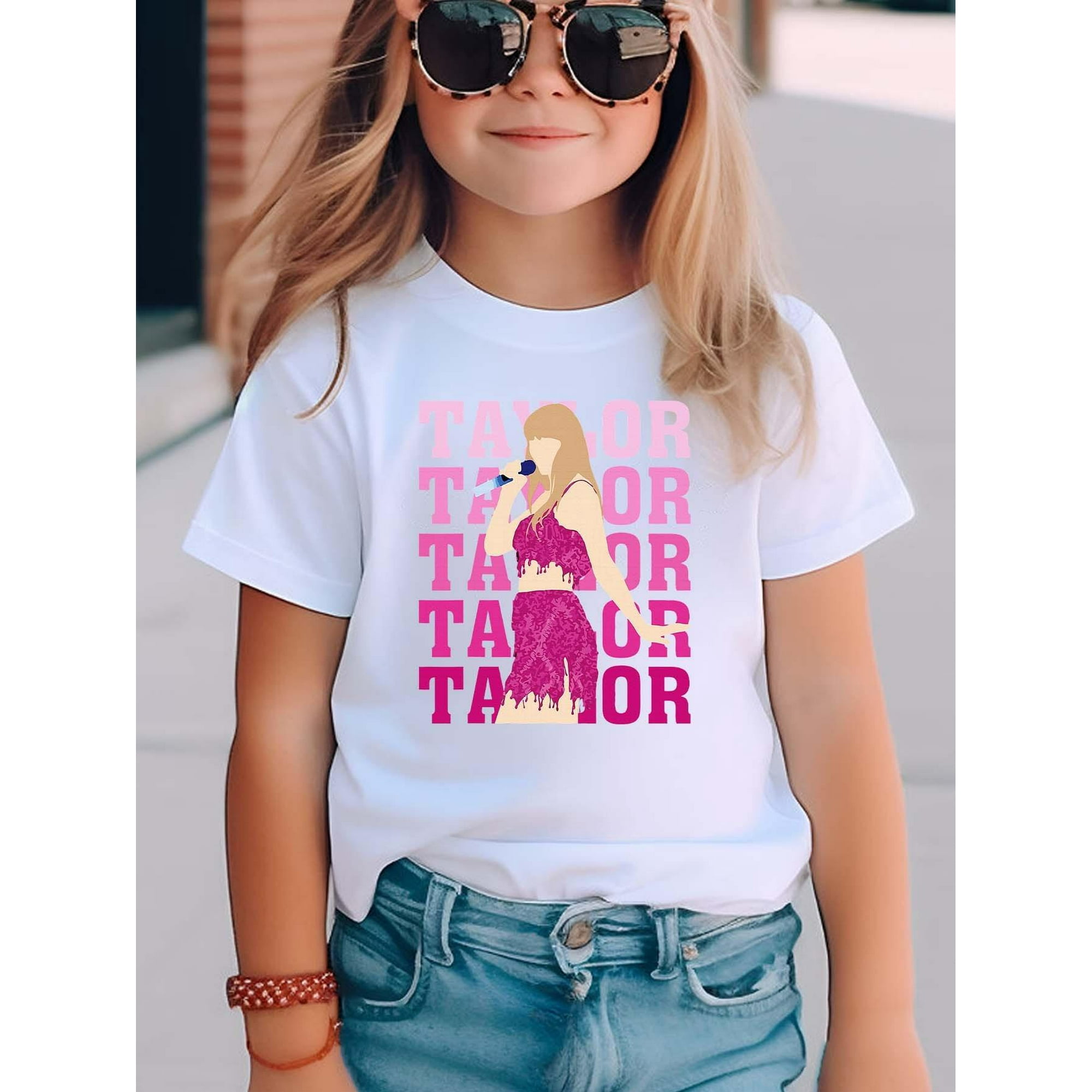 Click here for Generic Taylor  Letter Print Girls Creative T-Shir... prices