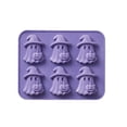1PC Halloween Ghost Silicone Molds, Ghost Face Chocolate Making Trays ...