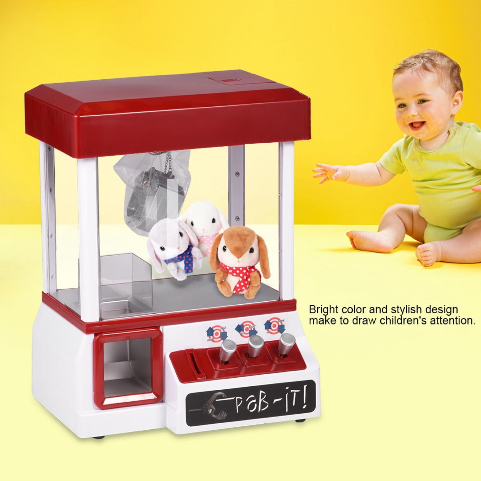 Atrapa juguetes de peluche, máquina para mini muñecas, máquina ...