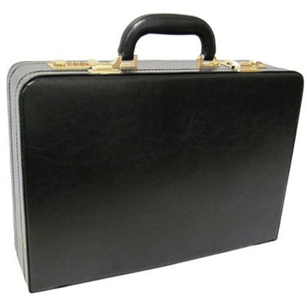 Expandable Executive Faux Leather Attache Case - Walmart.com