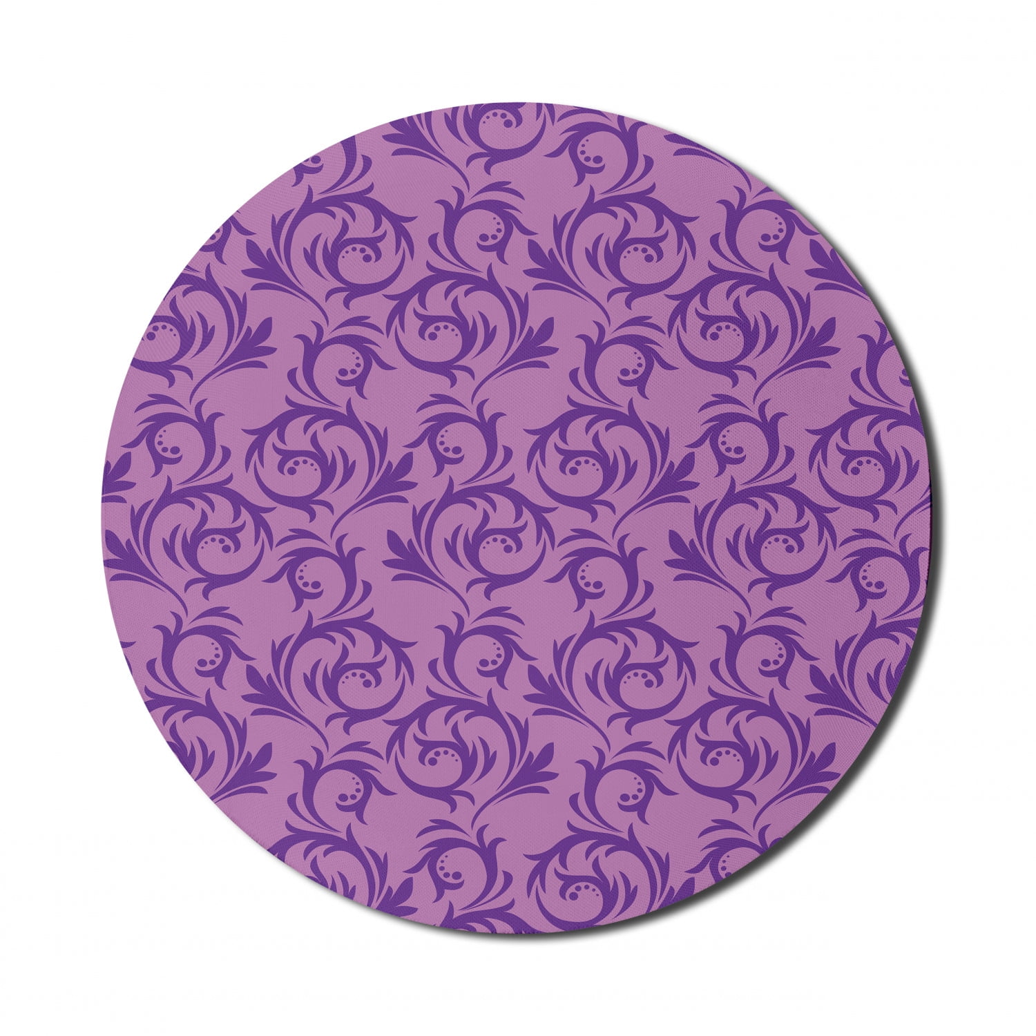 Vintage Mouse Pad for Computers, Rococo Style Scroll Pattern with Rich ...