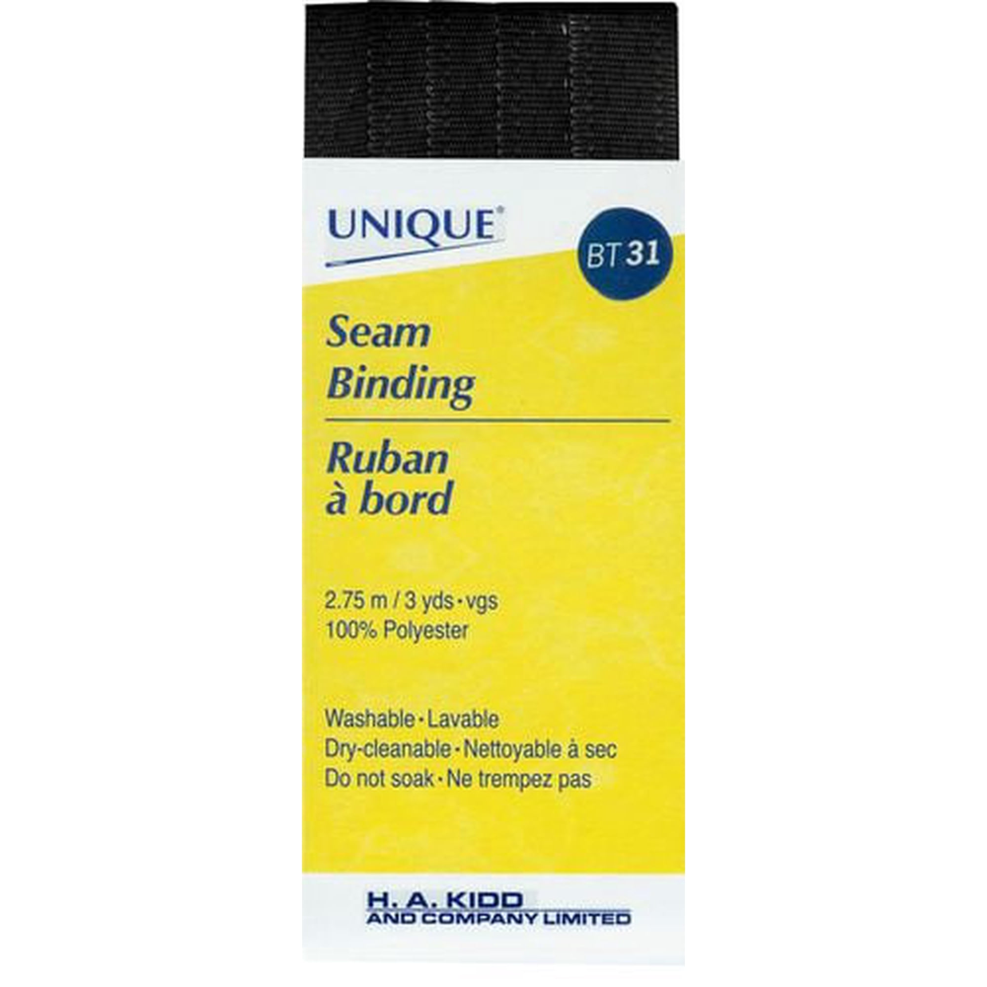 Click here for Unique Pretzels Unique Seam Binding  14 Mm  Black... prices