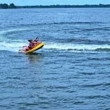 RAVE Sports Diablo II Inflatable 2 Person Rider Towable Boat Water Tube ...