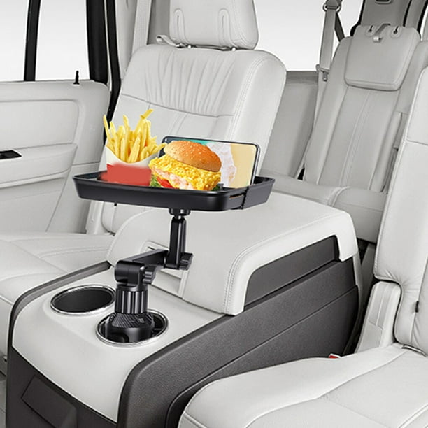 Maoww Car Cup Holder Phone Snacks Drink Attachable Tray 360 Degree ...