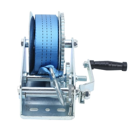LYUMO Webbing Hand Winch,3200LBS Webbing Hand‑cranking Winch Trailer ...
