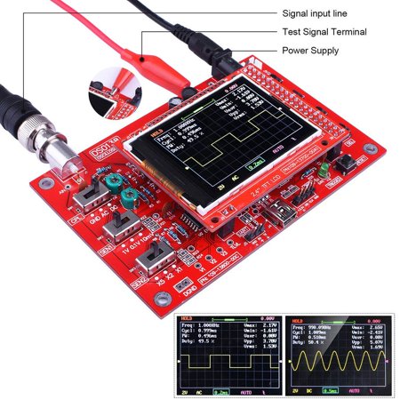 DSO138 2.4" TFT 1Msps Open Source Digital Oscilloscope Kit 1Msps ...