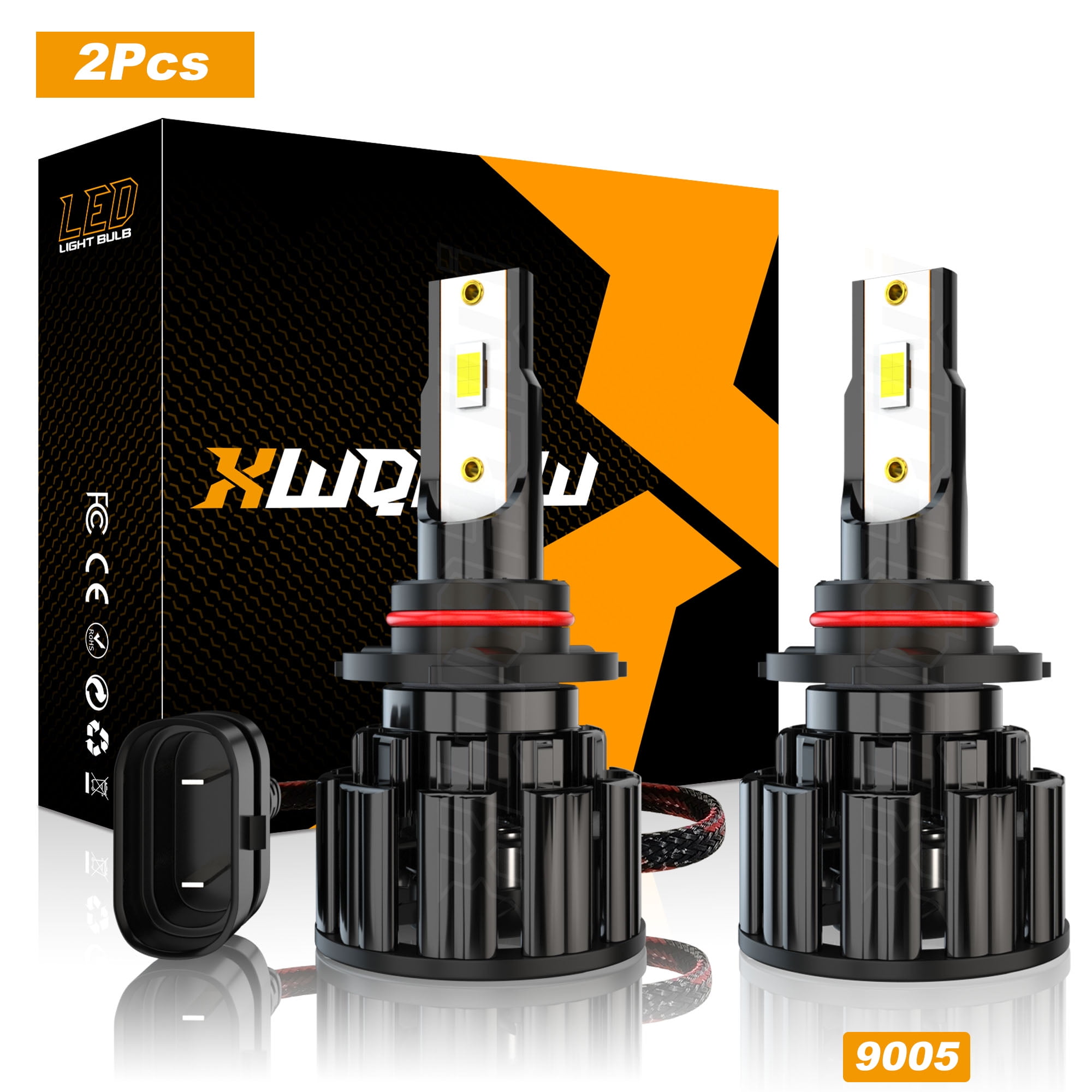 Compatible for Toyota Corolla 2005-2013 LED Headlight Bulbs Kit Hi/Lo ...