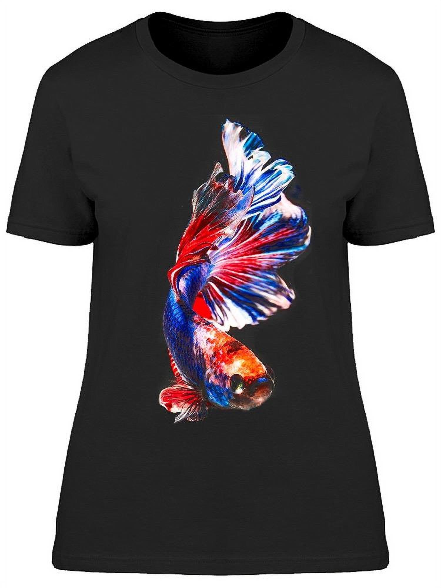Cool Pattern On Betta Fish T-Shirt Women -Image by Shutterstock, Female ...
