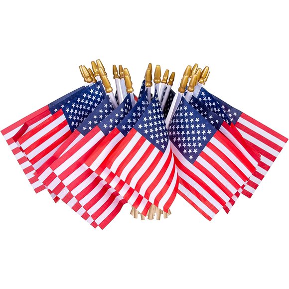 Small American Flag Stick