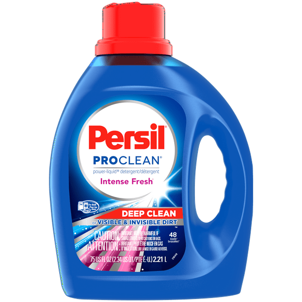 Persil Liquid Laundry Detergent, 48 Loads, Intense Fresh, 75 Fluid ...
