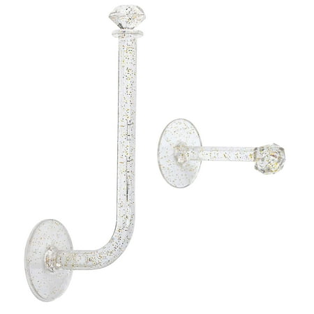 jovati Two 4-Piece Hair Loop Storage Hooks, Wall Self-Adhesive Hair ...