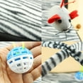 Cat Play Tent Zebra Print Dangle Toys Pets Interactive Kitty Play Bed ...
