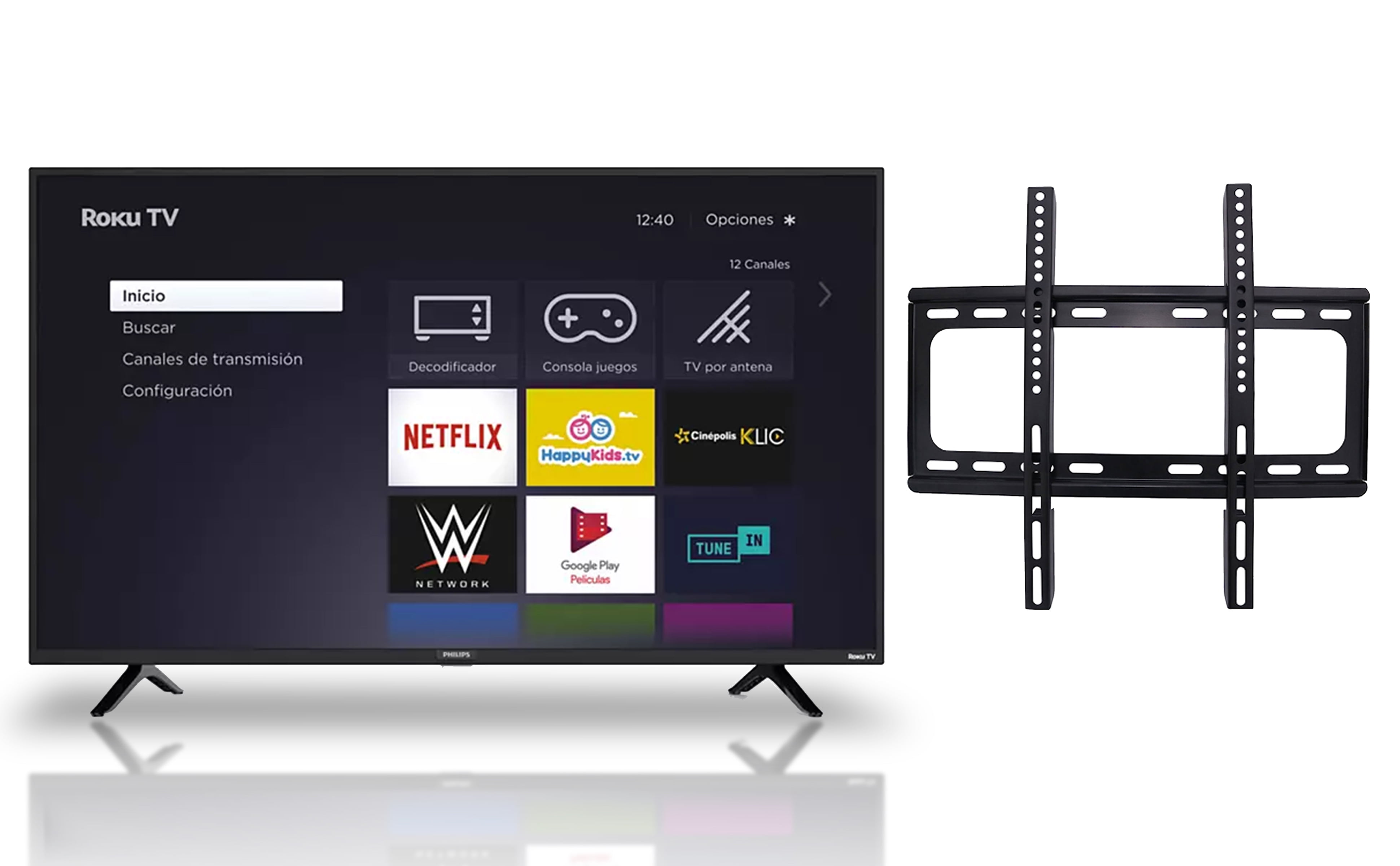 Television Smart TV Philips Pantalla 43 Pulgadas Led 4K Ultra HD ...