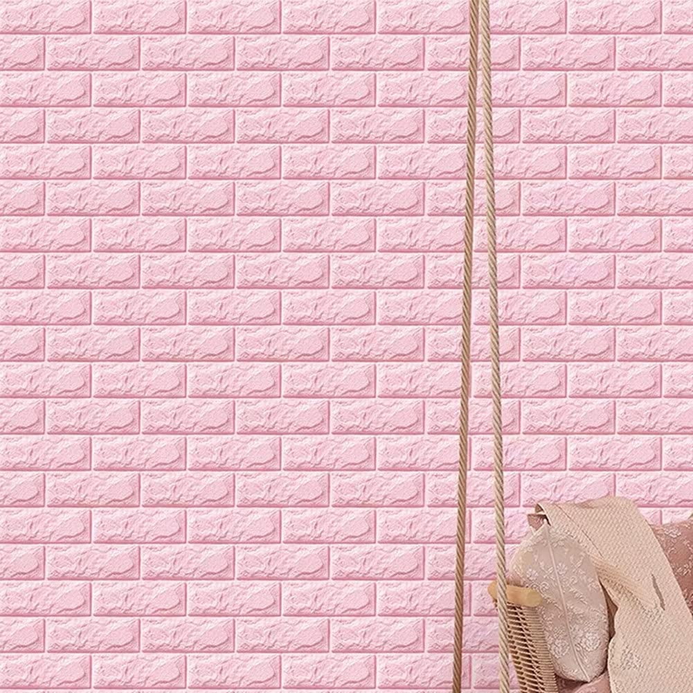 Buy 10Pcs 3D Tile Brick Wall Sticker, Self-adhesive Waterproof PE Foam ...