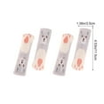 Animal Paw Chair Leg Covers 4-Pack Double-Layer Thickened Knitted ...
