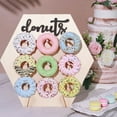 Wood Donut Stand Doughnuts Wall Stands Display board Holder Kids ...