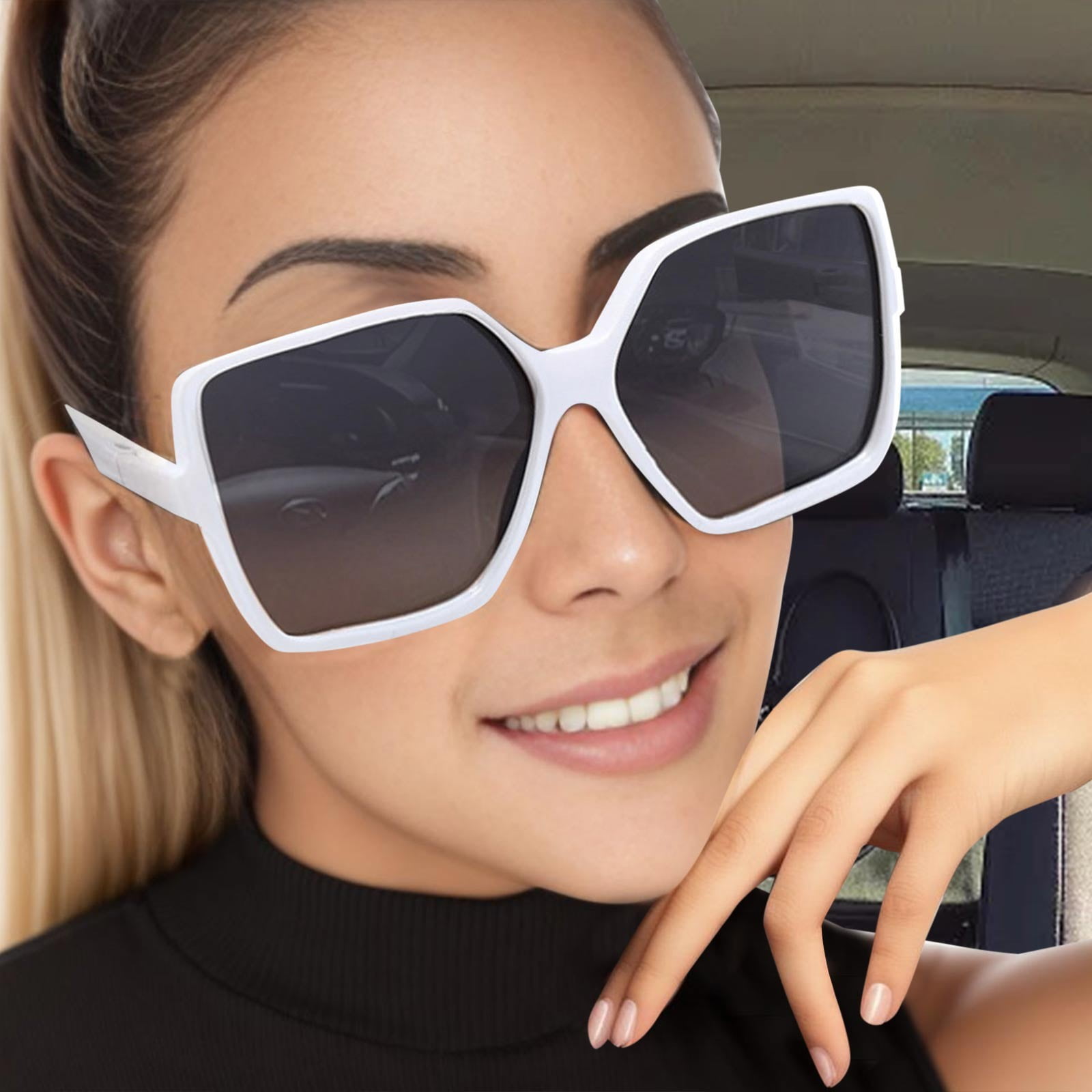 Click here for Bmisegm Ladies Sunglasses Personality Big Frame Su... prices