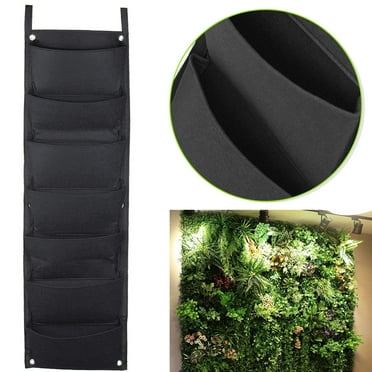 Hanging Grow bags Garden Grow Bag with 7 Pockets,Waterproof Wall ...
