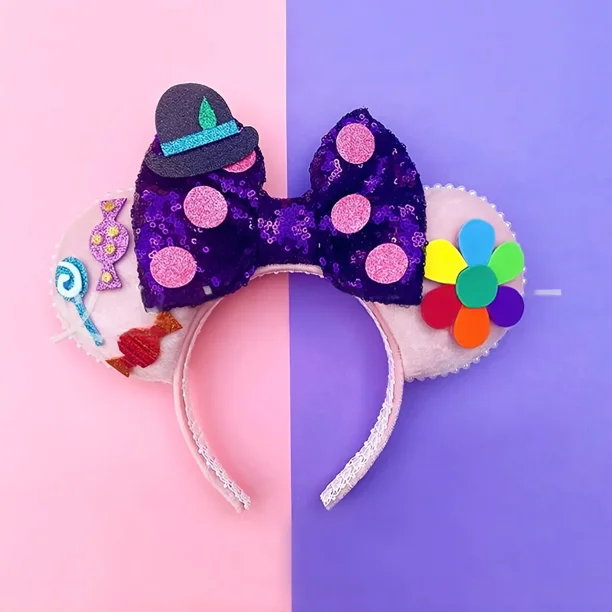 New Disney Anime Inside Out 2 Theme Headbands Emotional Joy Sadness ...