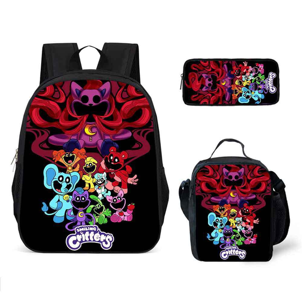 Click here for Black Smiling Critters School Bag Three-Piece Set... prices