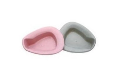 Medegen/King Ostomy Healthcare Stackable Commode Bedpan Dusty Rose, 15" L x 11 -2 /5" W, 1 Count ...