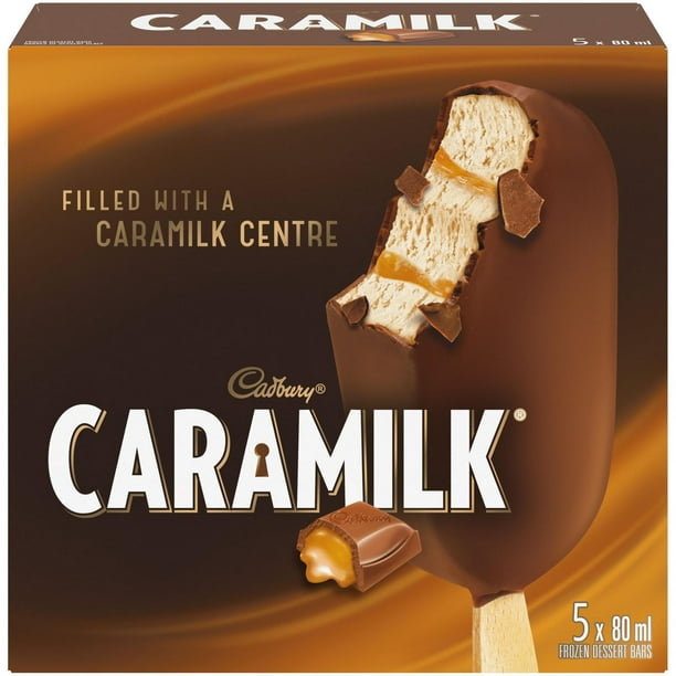 CADBURY® CARAMILK® Frozen Dessert Bars 5 x 80 ml, 5 x 80 ML - Walmart.ca