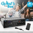 Pyle Bluetooth Compact PA Speaker, Microphone Receiver, 500W Karaoke Amplifier System - Walmart.com