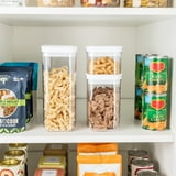 Mainstays Plastic Food Storage Canister Medium 6.61x4.24x6.61 inches ...