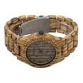 Fashion Wood Watch Bamboo Wooden Analog Quartz Date Display Men's Wrist ...