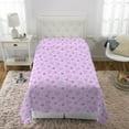 Bratz Kids 4 Piece Purple Reversible Comforter, Bed in a Bag, Twin ...