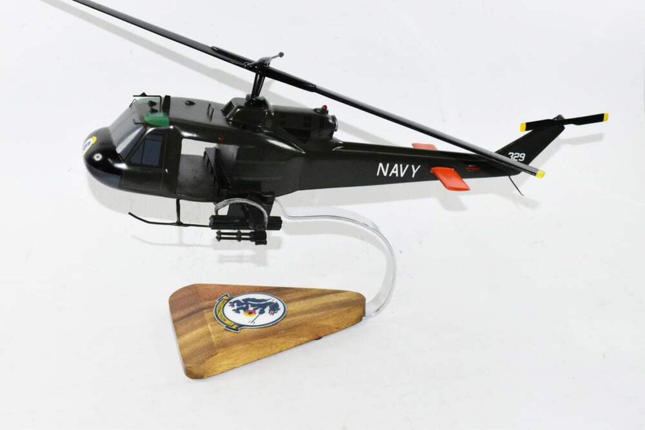 Bell® UH-1B Huey, HAL-3 Seawolves 329 (1969), 16 Mahogany Scale Model ...